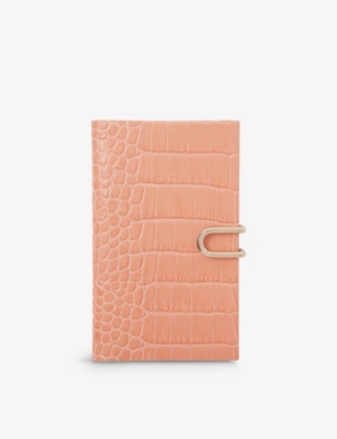 SMYTHSON - 2023-2024 Panama Mara croc-embossed leather diary 14cm x 9cm ...
