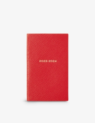 SMYTHSON - 2023-2024 Panama leather weekly diary 9cm x 14cm ...
