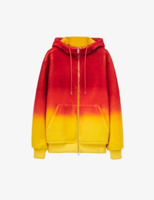 LOEWE - LOEWE x Howl's Moving Castle Calcifer shearling hoody ...