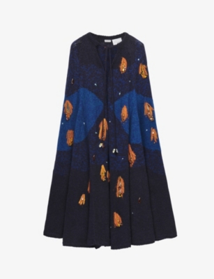 LOEWE - LOEWE x Howl's Moving Castle Magical Sky knitted cape ...