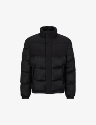 HUGO - Logo-jacquard puffer shell jacket | Selfridges.com