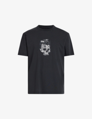 ALLSAINTS - Relics graphic-print organic-cotton T-shirt | Selfridges.com
