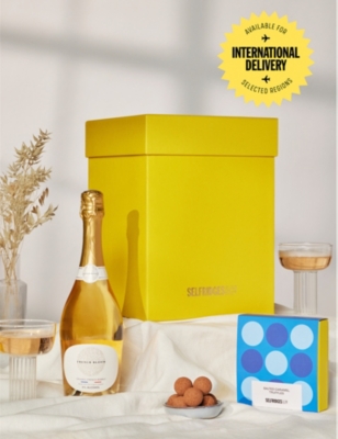 SELFRIDGES SELECTION - Non-alcoholic bubbly and chocolate gift box – 2 ...
