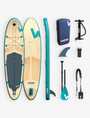WAVE - Wave Woody SUP inflatable PVC paddleboard set 10ft | Selfridges.com