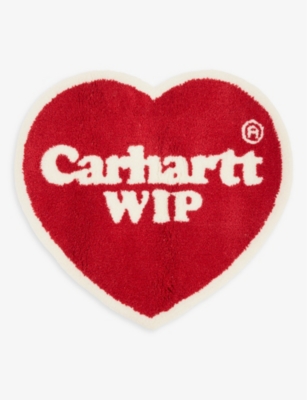 CARHARTT WIP - Heart-shaped branded rug | Selfridges.com