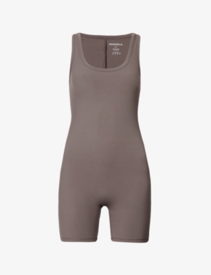 ADANOLA - Ultimate scoop-neck sleeveless stretch-woven unitard ...