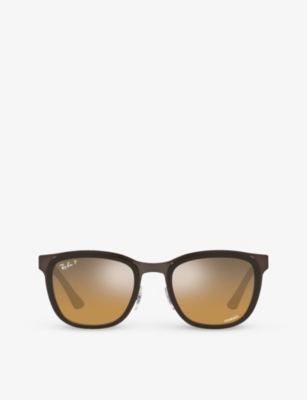 RAY-BAN - RB3709 Clyde metal sunglasses | Selfridges.com