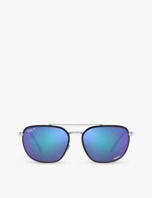 RAY-BAN - RB3708 Chromance metal sunglasses | Selfridges.com