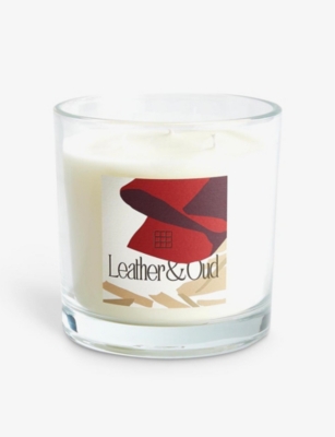 SOHO HOME - Bassett Leather Oud limited-edition scented candle 650g ...