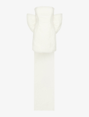 ROTATE BIRGER CHRISTENSEN - Bow-embellished recycled-polyester mini ...