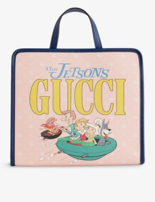 GUCCI - Kids' The Jetsons faux-leather tote bag | Selfridges.com