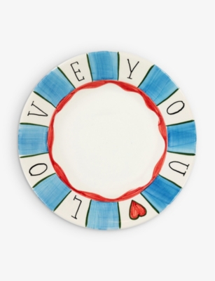 ANNA + NINA - Love Story ceramic breakfast plate 22cm | Selfridges.com