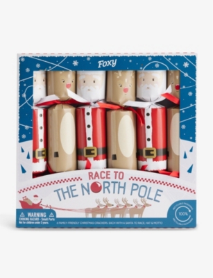 SELFRIDGES EDIT - Race To The North Pole paper Christmas crackers set ...