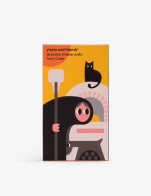 YIAYIA AND FRIENDS - Graviera cheese rusks 60g | Selfridges.com