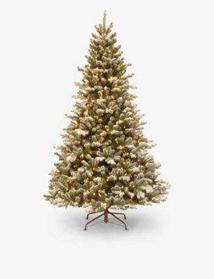 SELFRIDGES EDIT - Snowy Sheffield Spruce 6ft artificial Christmas tree ...