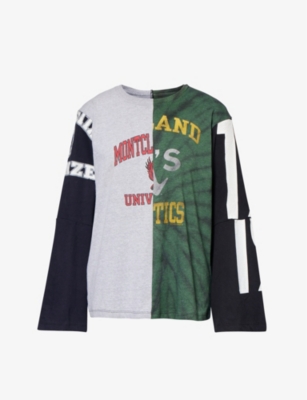 CONNER IVES - The Reconstituted graphic-pattern upcycled cotton-jersey ...