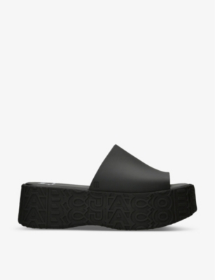 MELISSA - Melissa x Marc Jacobs Becky chunky-sole PVC platform sliders ...