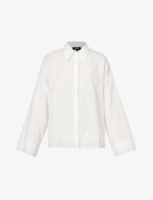 ME AND EM - Striped relaxed-fit cotton shirt | Selfridges.com