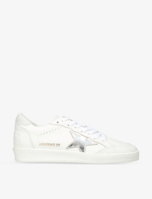 GOLDEN GOOSE - Exclusive Men's Ball Star star-patch leather low-top ...