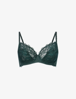 WACOAL - Lace Perfection stretch-lace underwired bra | Selfridges.com