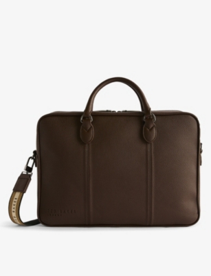 TED BAKER - Kaden faux-leather briefcase | Selfridges.com