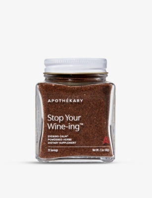 APOTHEKARY - Stop Your Wine-ing herbal supplement 60g | Selfridges.com