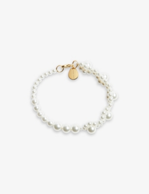 SIMONE ROCHA - Daisy brass and crystal bracelet | Selfridges.com