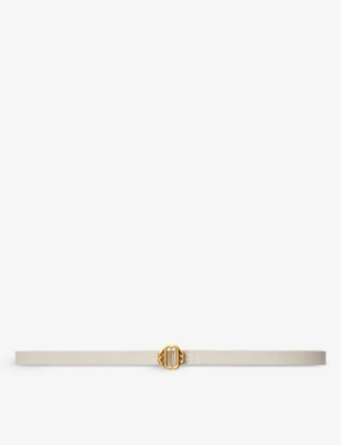 MAJE - Logo-embellished leather belt | Selfridges.com