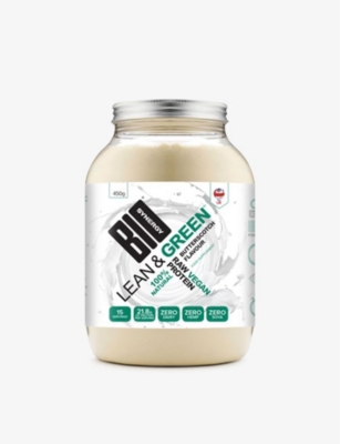 BIO SYNERGY - Lean & Green butterscotch-flavoured vegan protein powder ...