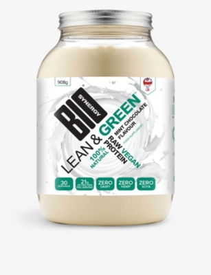 BIO SYNERGY - Lean & Green mint chocolate-flavoured vegan protein ...