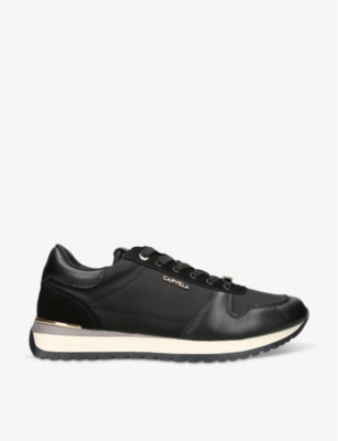 CARVELA - Track Star logo-embellished nylon and leather low-top ...