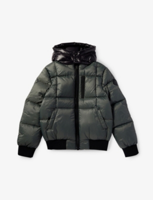 Moose Knuckles Kids' 125th Street Brand-patch Recycled-nylon-down ...