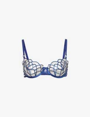 BLUEBELLA - Beatrix sheer underwired mesh bra | Selfridges.com