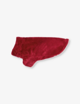 BARBOUR - Teddy logo-plaque fleece dog jumper | Selfridges.com