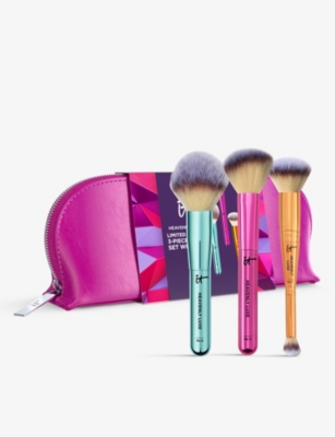 IT COSMETICS - Heavenly Luxe three-piece brush set | Selfridges.com