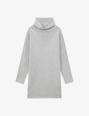 REISS - Sami oversized wool-blend mini dress | Selfridges.com