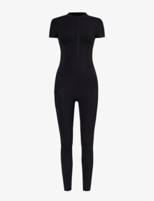 ADANOLA - Ultimate zip-front stretch-woven unitard | Selfridges.com