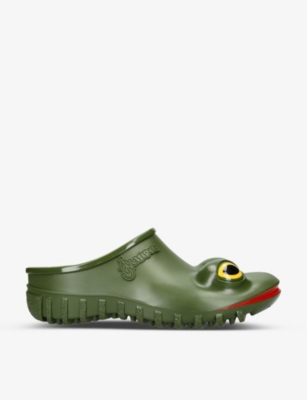 JW ANDERSON - JW Anderson x Wellipets Frog hand-painted PVC clogs ...