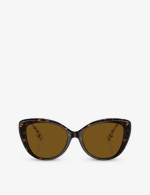 BURBERRY - BE4407 cat-eye acetate sunglasses | Selfridges.com