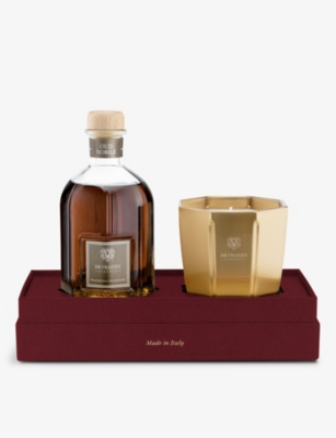 DR. VRANJES - Oud Nobile reed diffuser and scented candle gift set | Selfridges.com