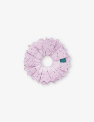 GOOD SQUISH - Blumberg ruffled organic-cotton scrunchie | Selfridges.com