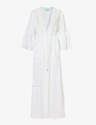 MELISSA ODABASH - Ava relaxed-fit cotton robe | Selfridges.com