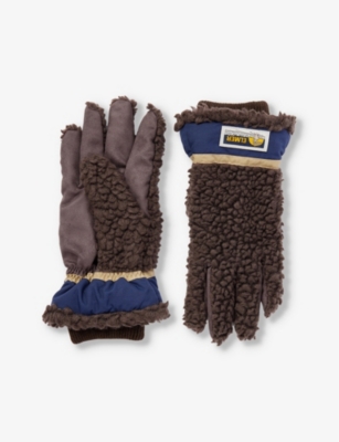 ELMER - Teddy brand-patch wool gloves | Selfridges.com