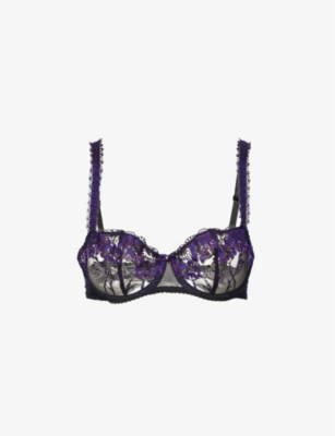 AUBADE - À Fleur de Toi embroidered lace half-cup bra | Selfridges.com
