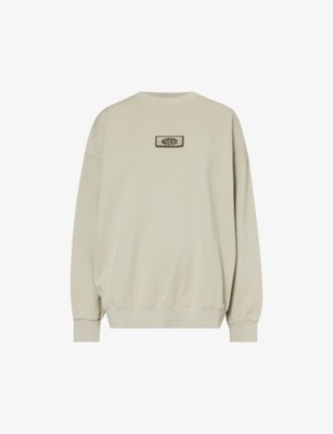 ROTATE SUNDAY - Brand-embroidered relaxed-fit organic cotton-jersey ...