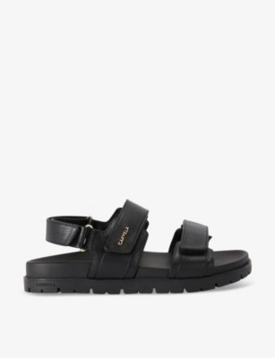 CARVELA - Fame logo-embellished leather sandals | Selfridges.com