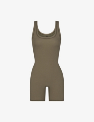 SKIMS - Cotton Jersey stretch-cotton onesie | Selfridges.com