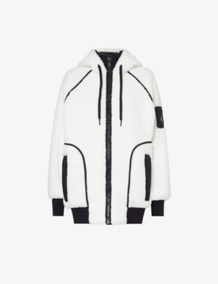MOOSE KNUCKLES - Holland fleece-textured hooded woven jacket ...