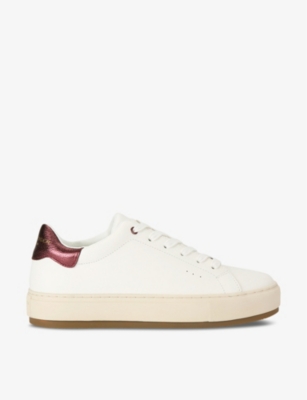 KURT GEIGER LONDON - Laney 3 logo-badge leather low-top trainers ...