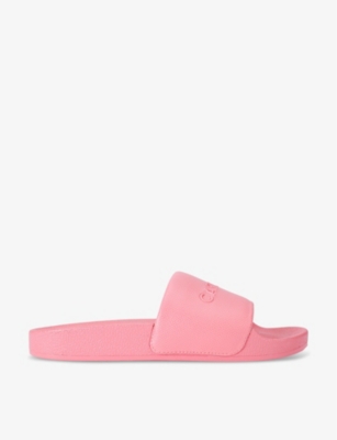 CARVELA - Frame logo-embossed rubber sliders | Selfridges.com